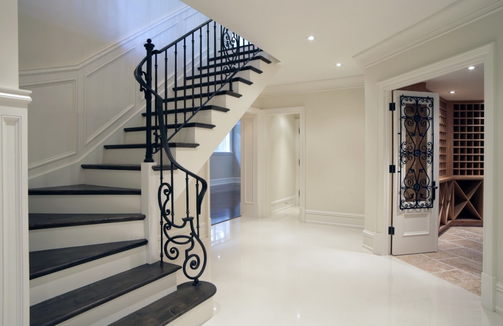 Basement Stairwell Design Basement Staircase Makeover – Us Against