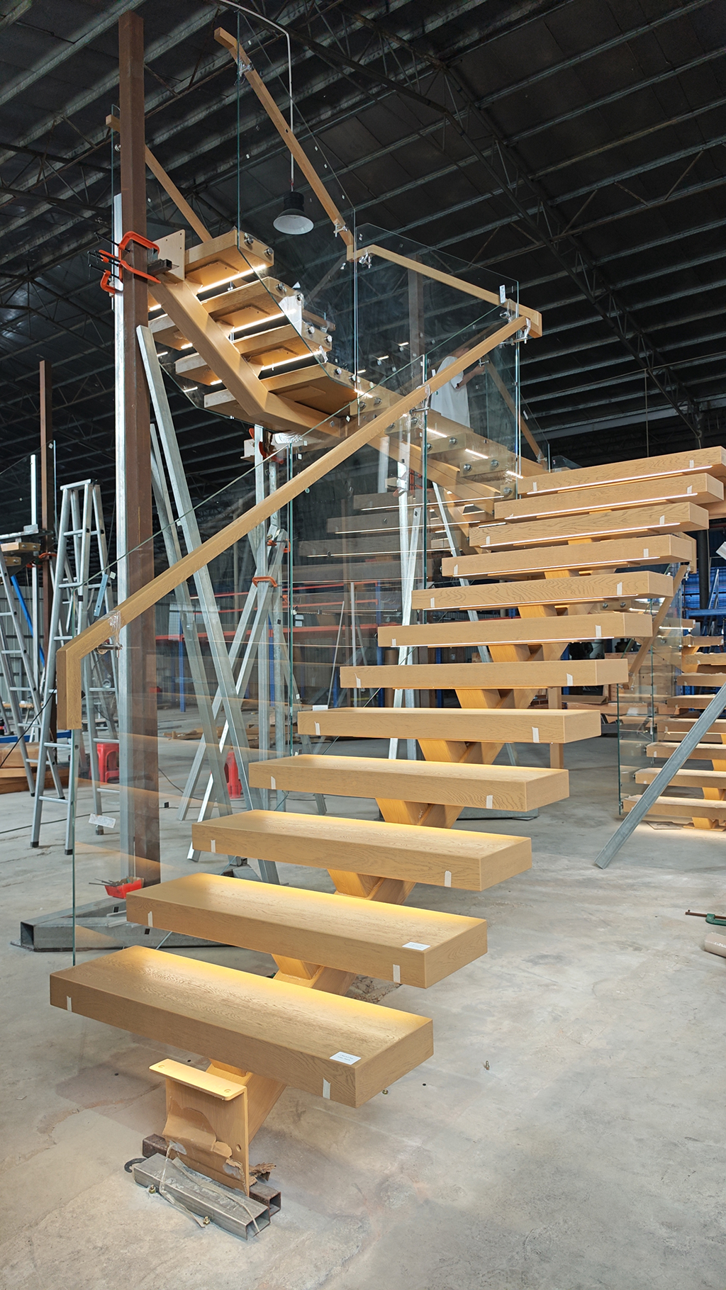 GBB-02 Wood grain Straight Beam - GaoboStair